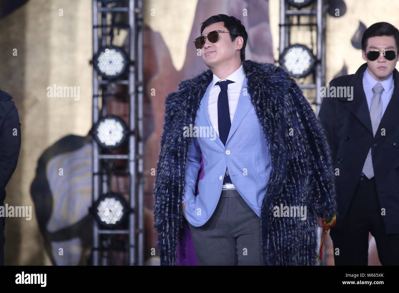 --FILE--Chinese actor Shen Teng attends a press conference for his ...