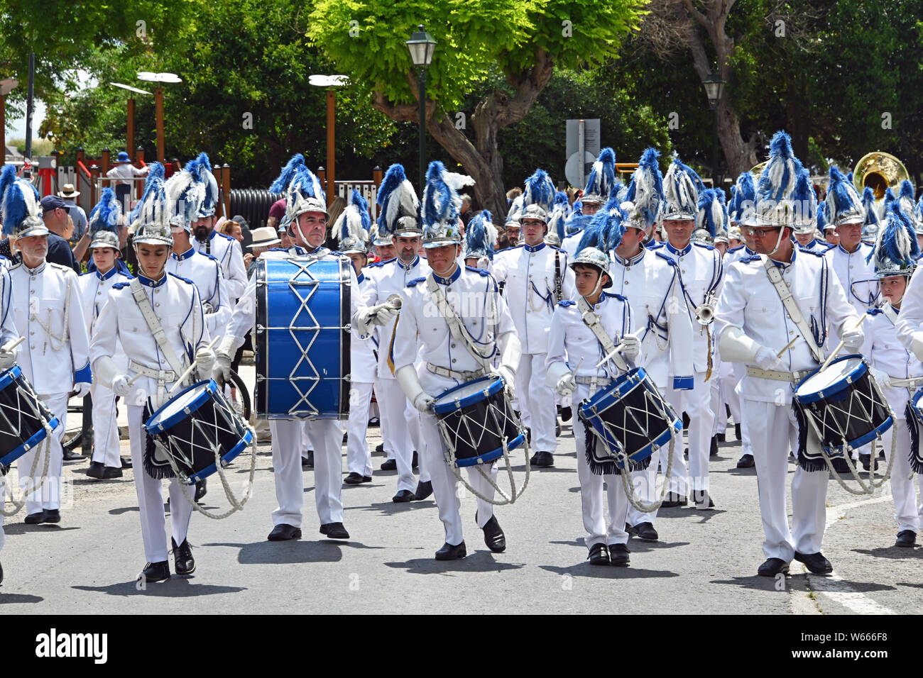 21st May, Corfu, celebrating unification with Greece. Parades ...