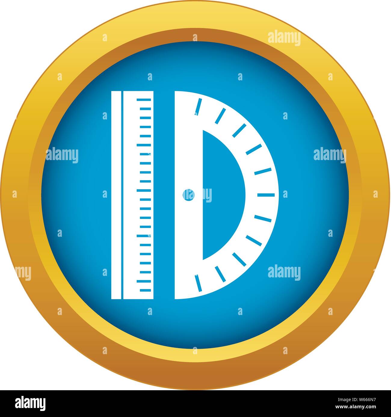 Line icon blue vector isolated Stock Vector Image & Art - Alamy