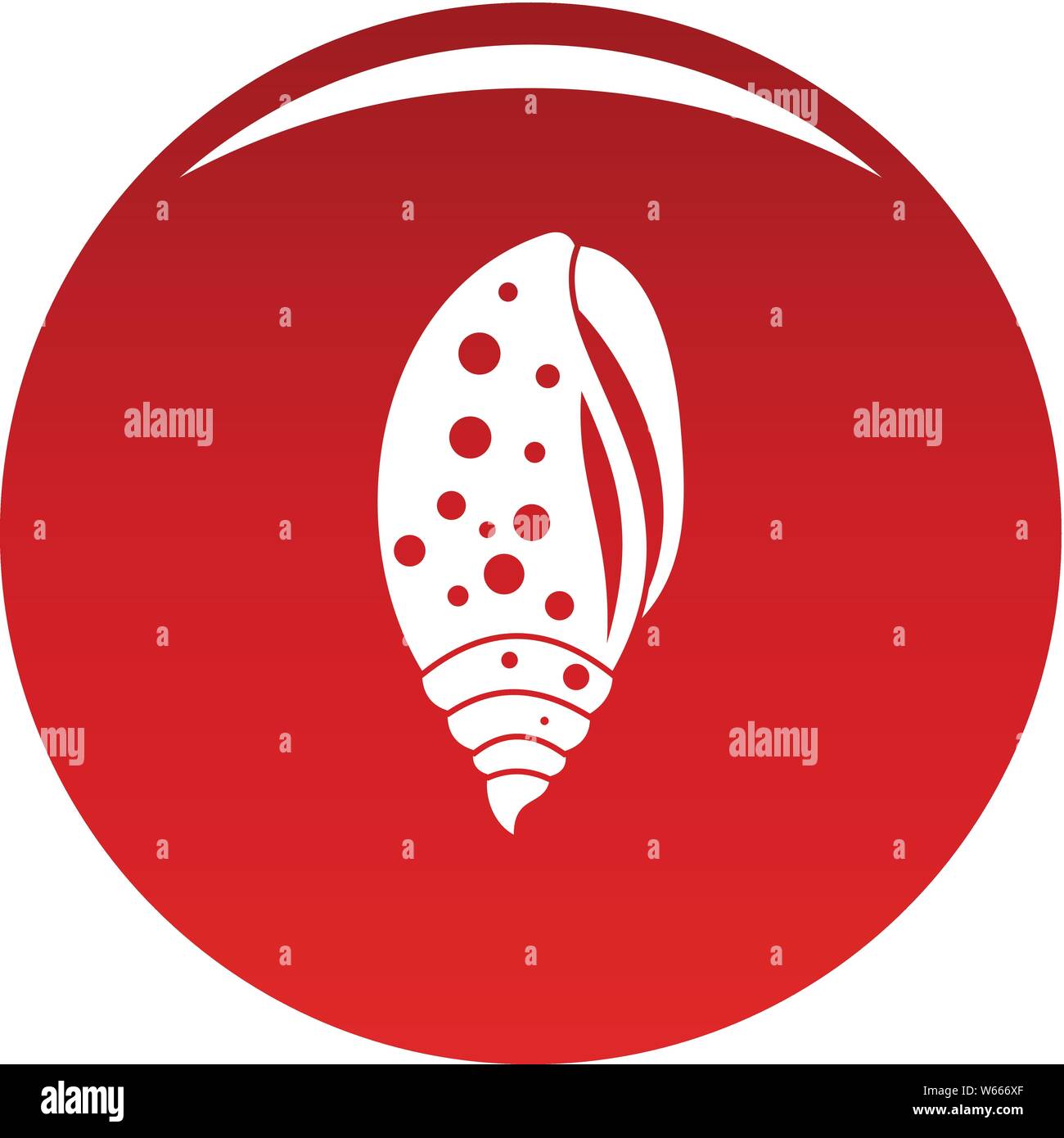 Sea shell icon. Simple illustration of sea shell vector icon for any ...