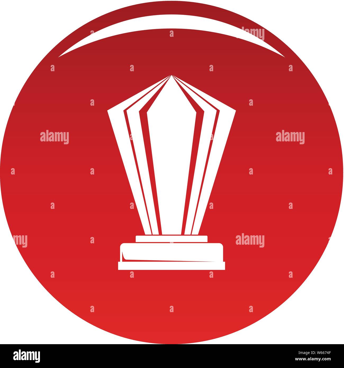 Award icon. Simple illustration of award vector icon isolated on white ...
