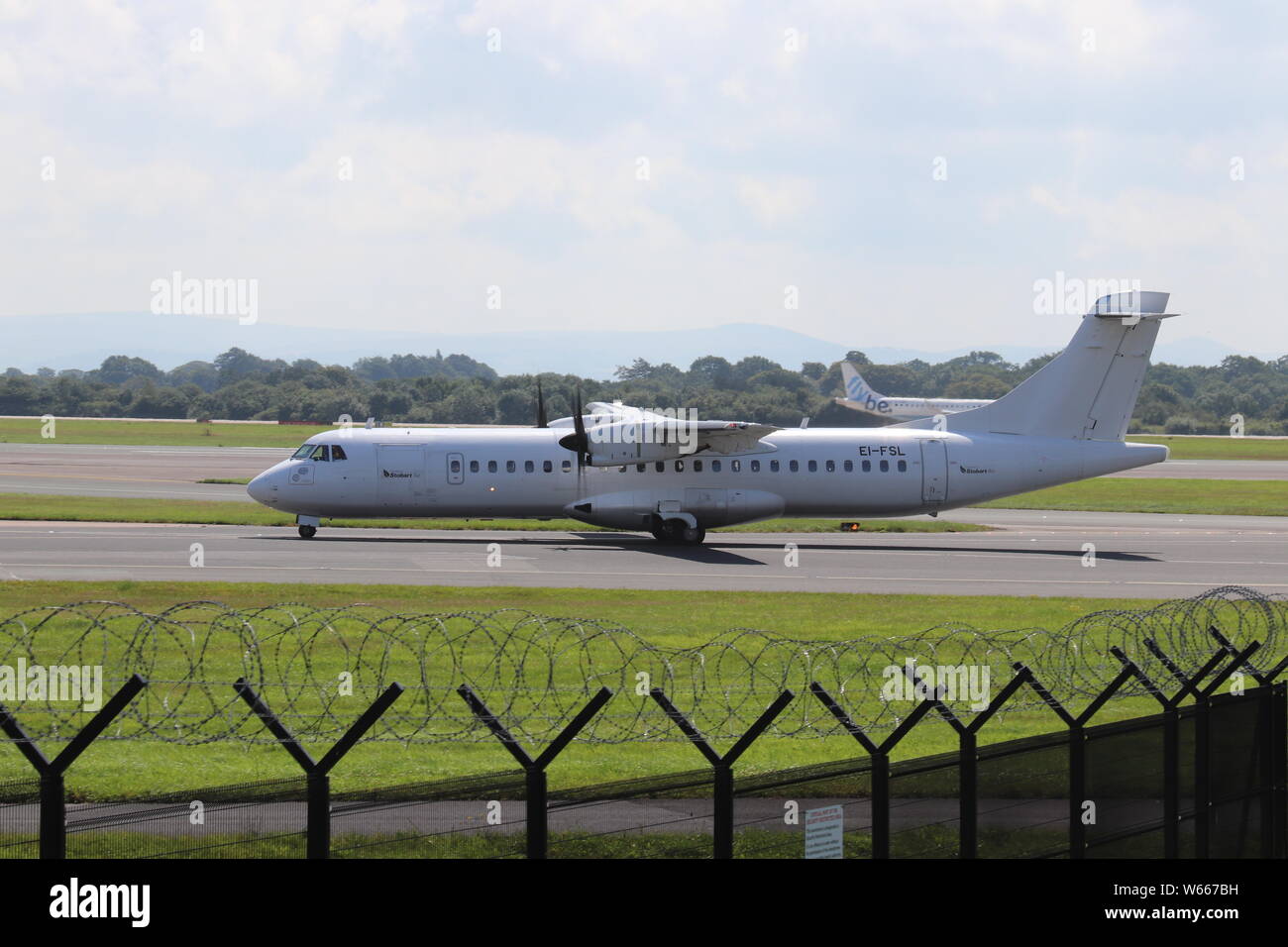 Atr 72 twin engine turboprop short haul hi-res stock photography and ...