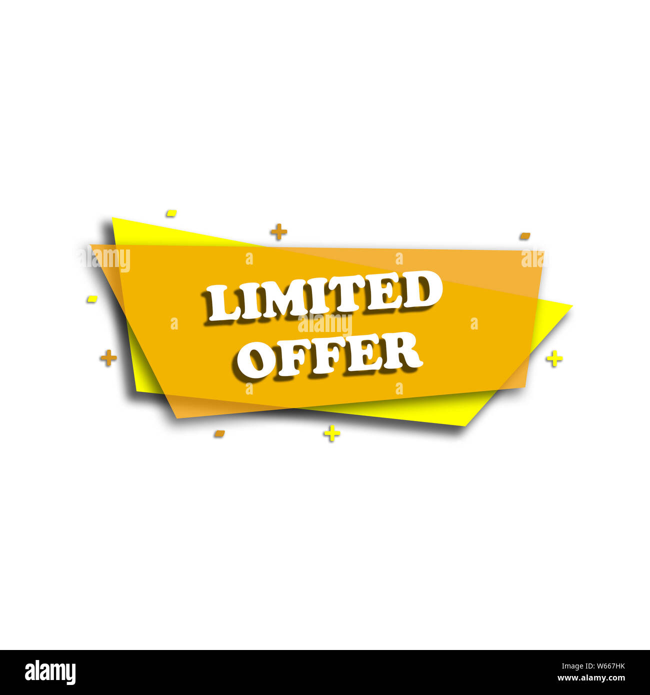 LIMITED OFFER - PROMOTION LABEL - STICKER Stock Photo - Alamy
