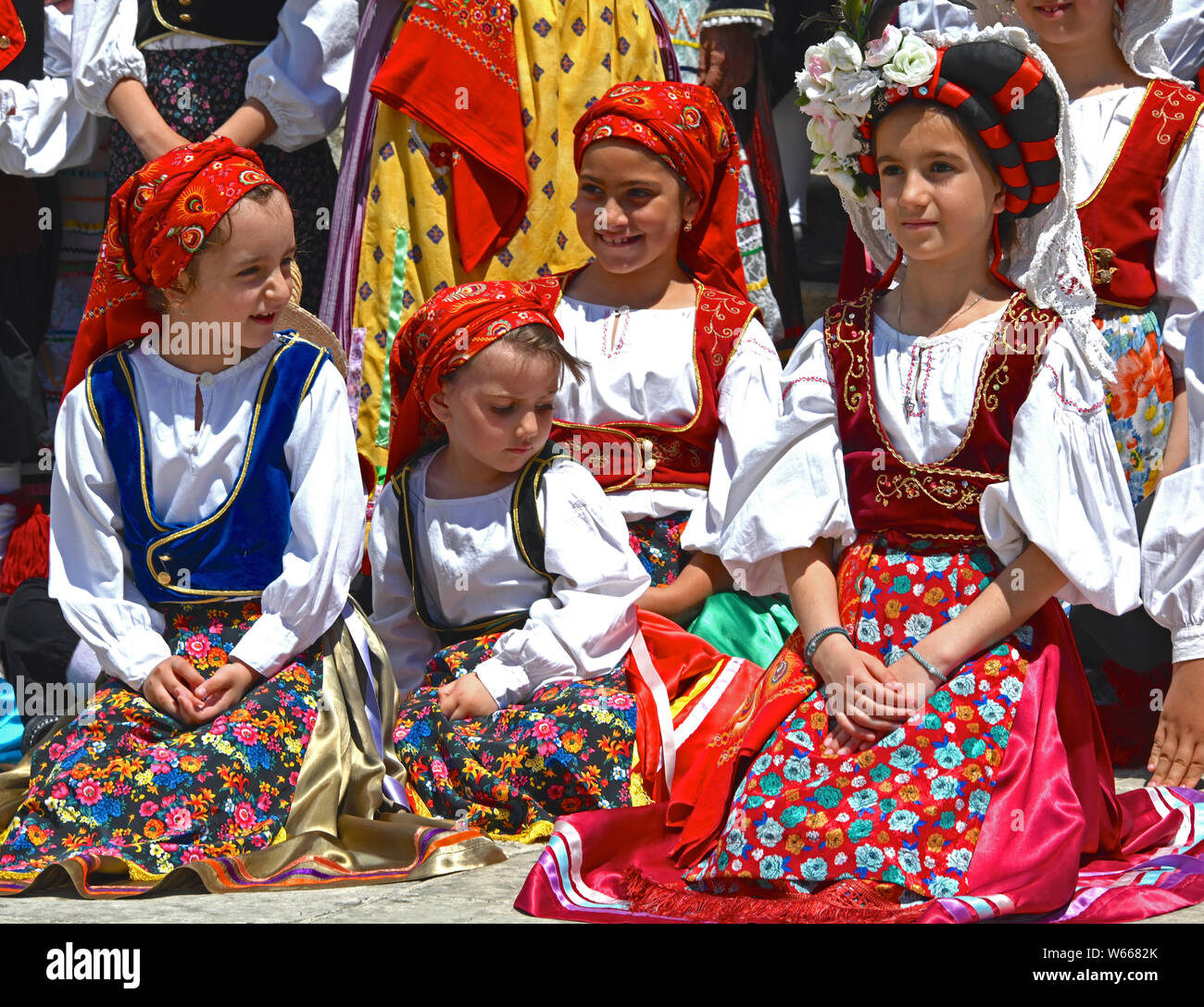 21st May, Corfu, celebrating unification with Greece. Parades ...