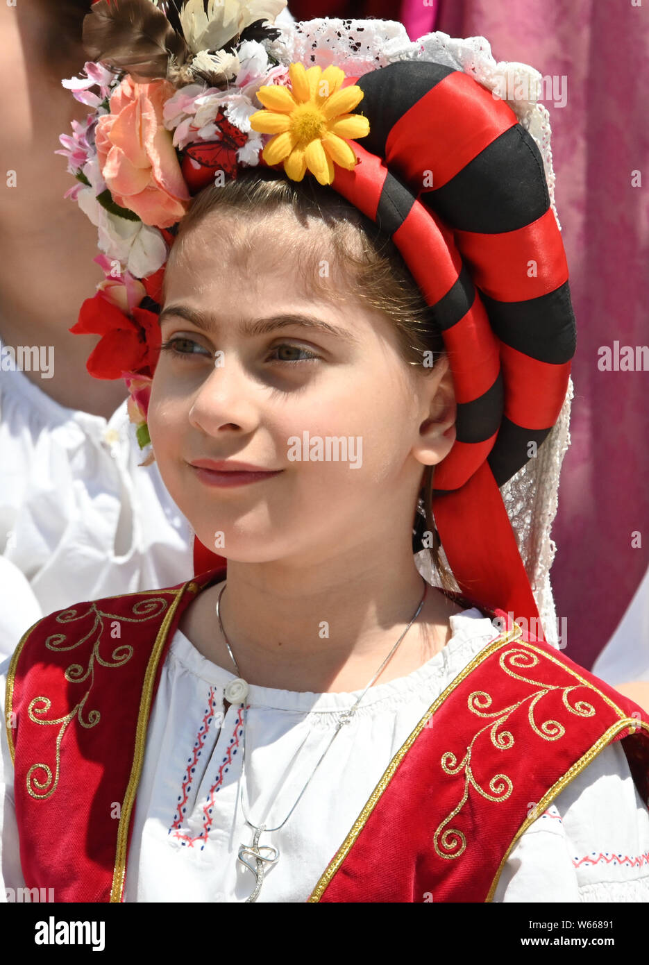 21st May, Corfu, celebrating unification with Greece. Parades ...