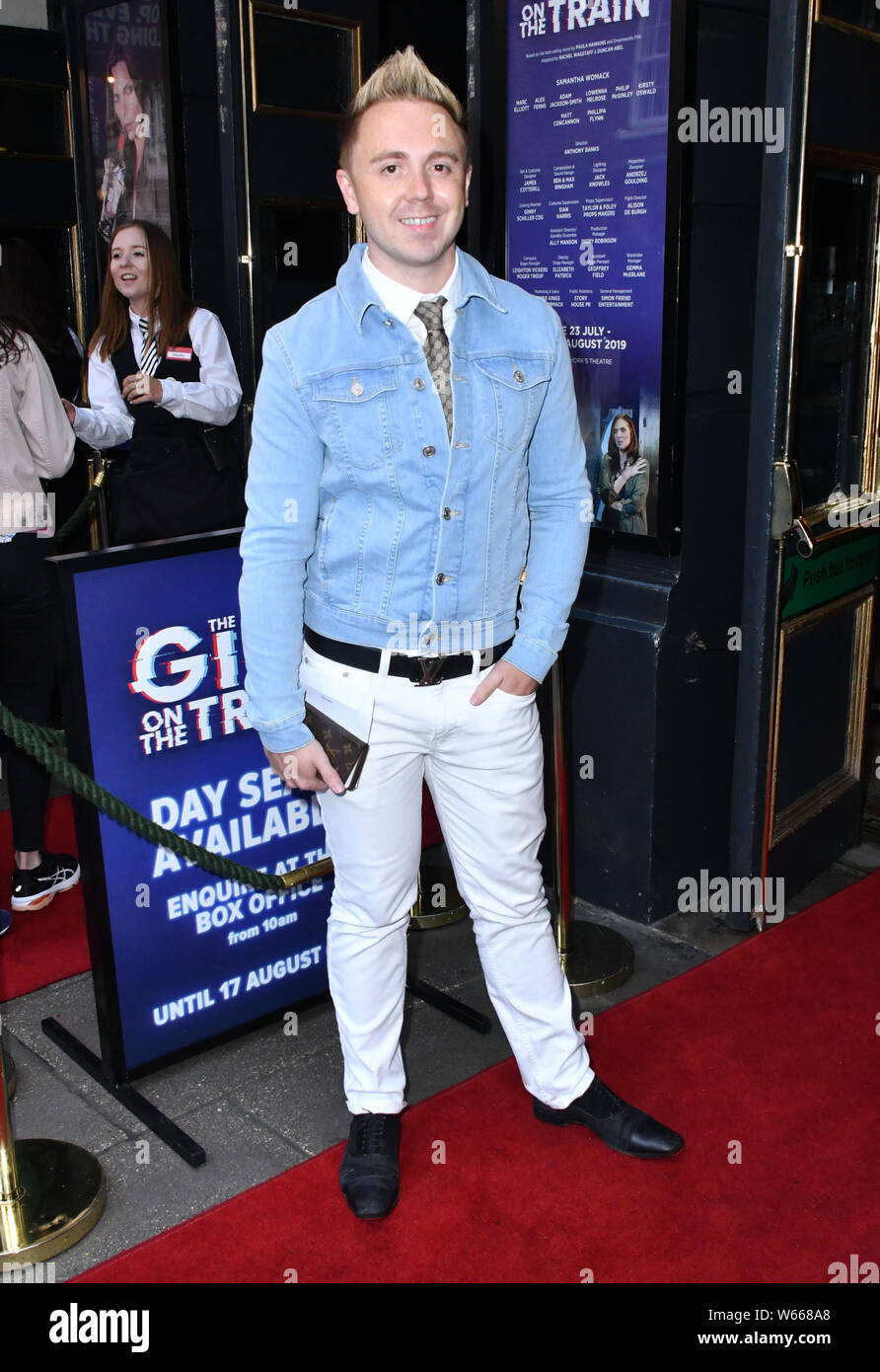 London, UK. 30th July, 2019. John Galea attends The Girl On The Train ...
