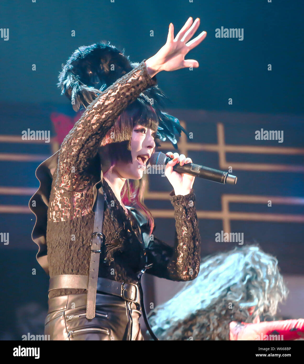 Japanese singer and model Kyary Pamyu Pamyu performs during the Kyary ...