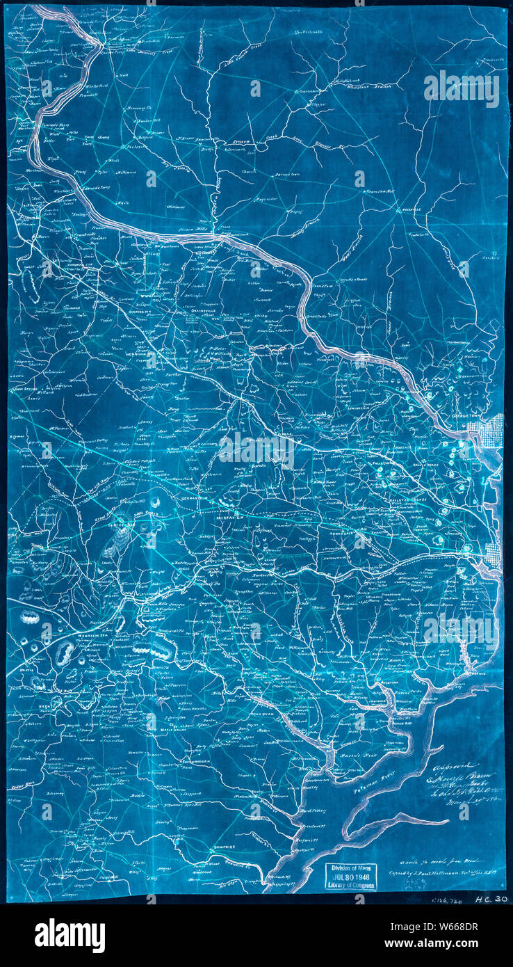 Civil War Maps 1931 A map of Fairfax County and parts of Loudoun and ...