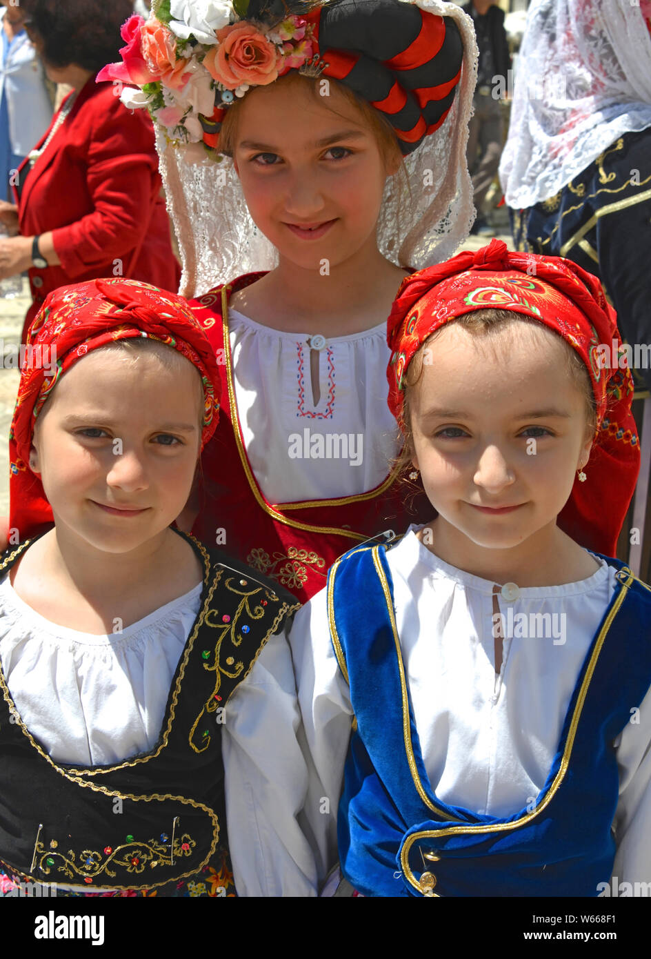 21st May, Corfu, celebrating unification with Greece. Parades ...