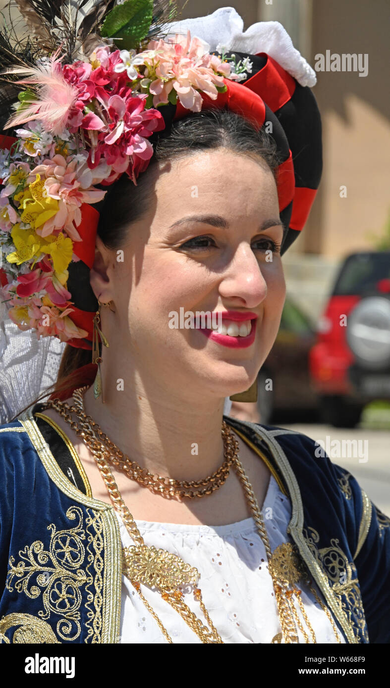 21st May, Corfu, celebrating unification with Greece. Parades ...