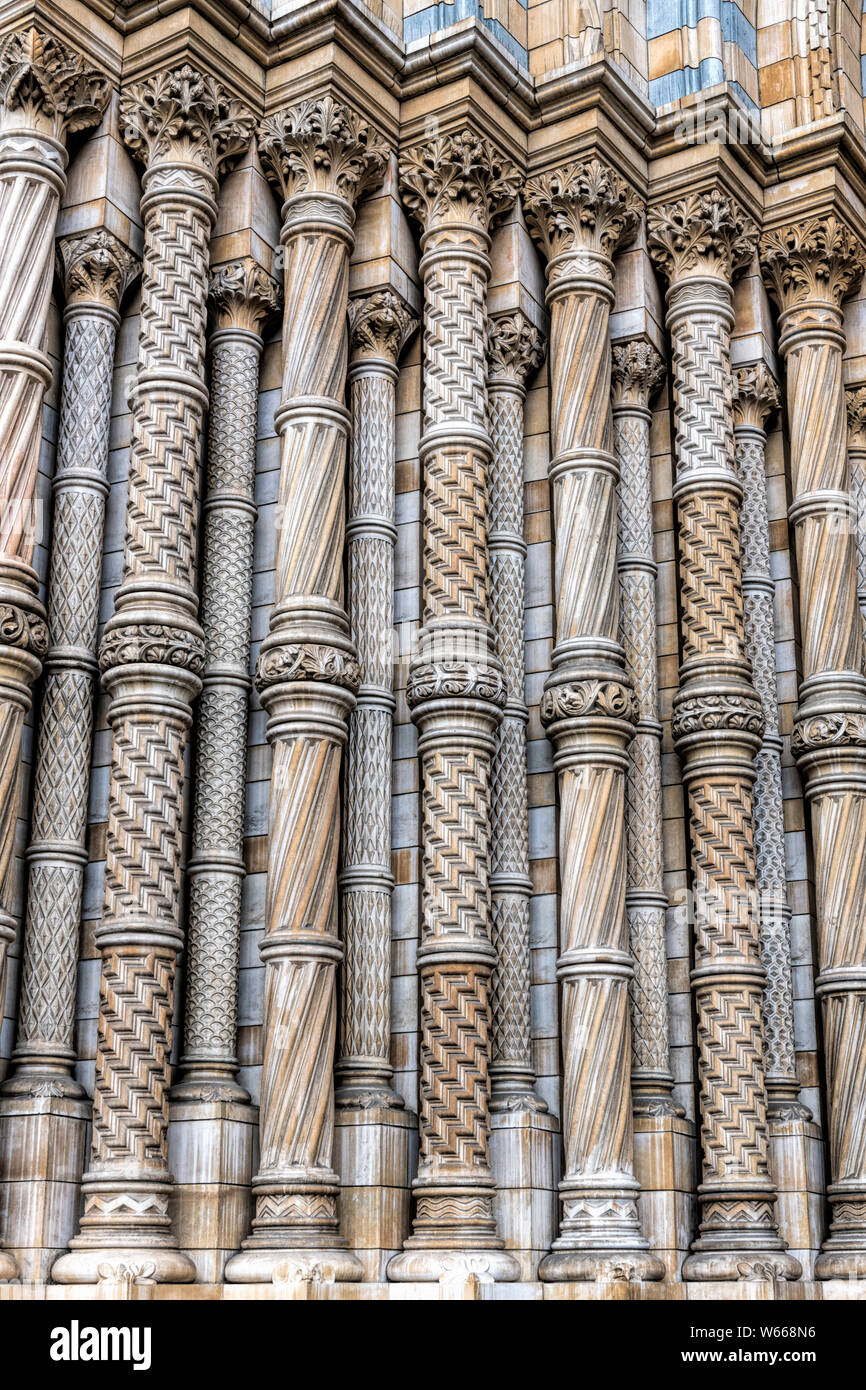 Decorative balustrades National History Museum Cromwell Road London SW7 ...