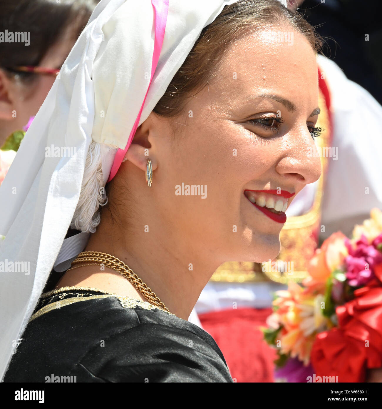 21st May, Corfu, celebrating unification with Greece. Parades ...