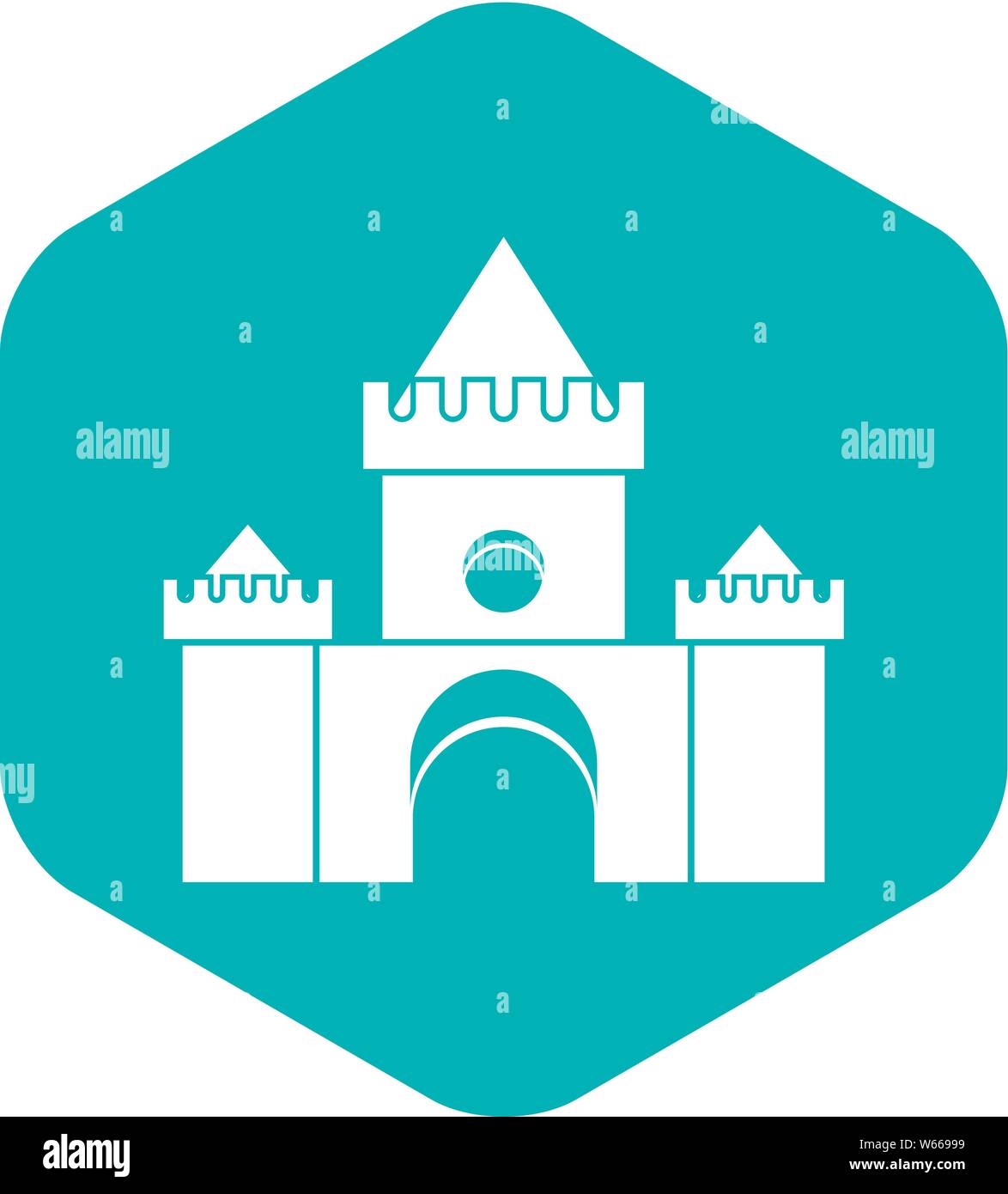 Fairytale castle icon, simple style Stock Vector Image & Art - Alamy