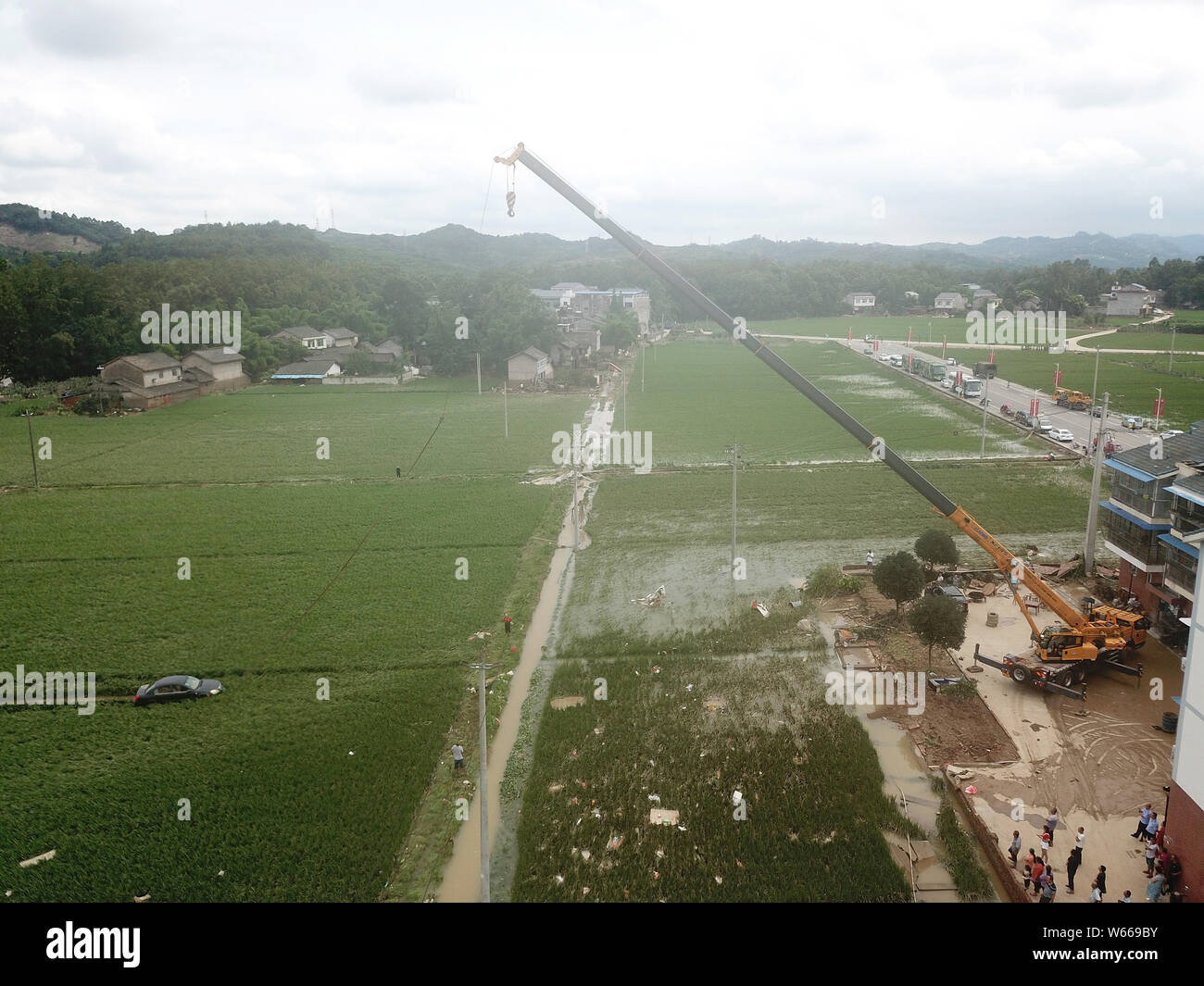 Field submerged hi-res stock photography and images - Alamy