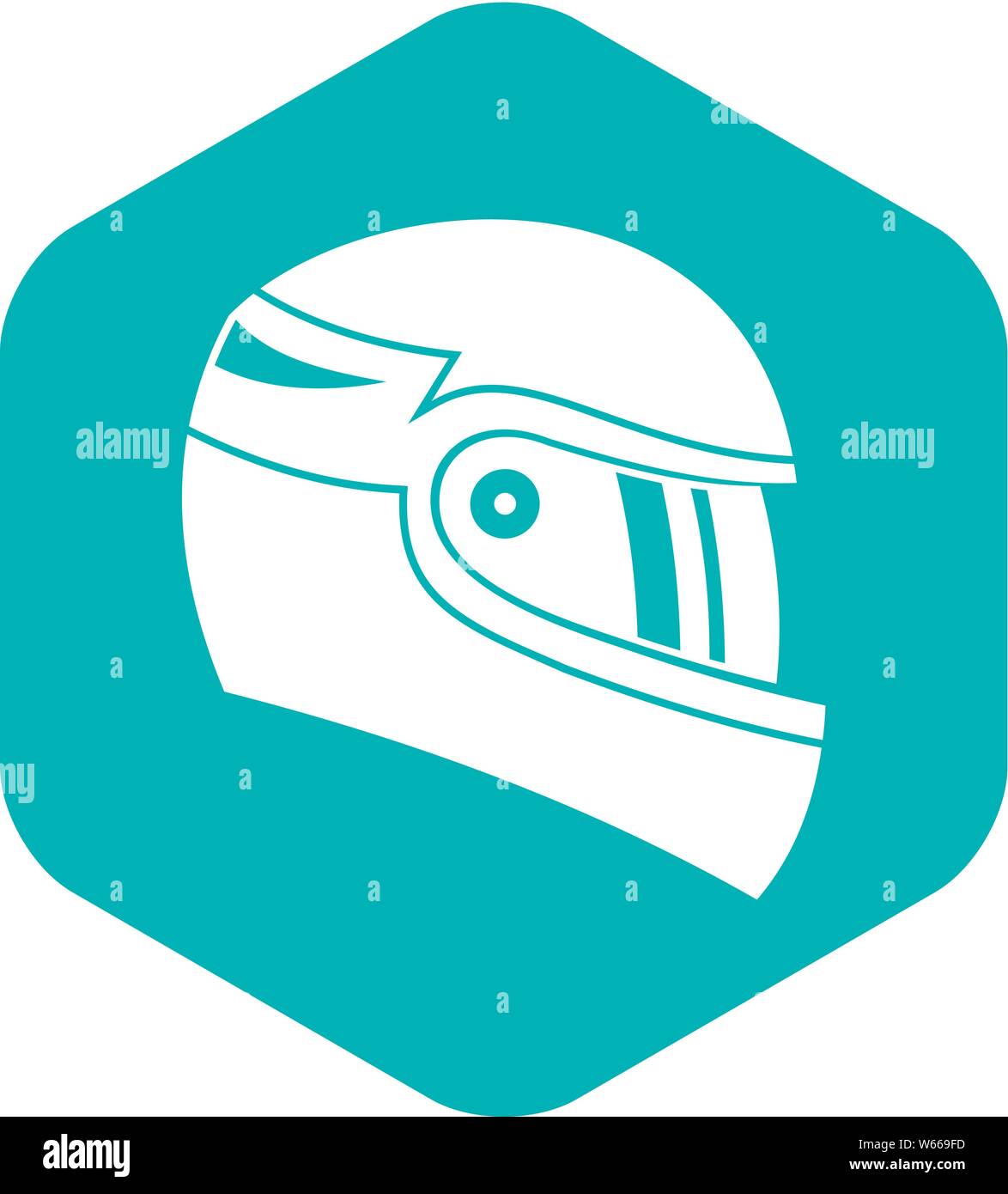 Racing helmet icon, simple style Stock Vector Image & Art - Alamy