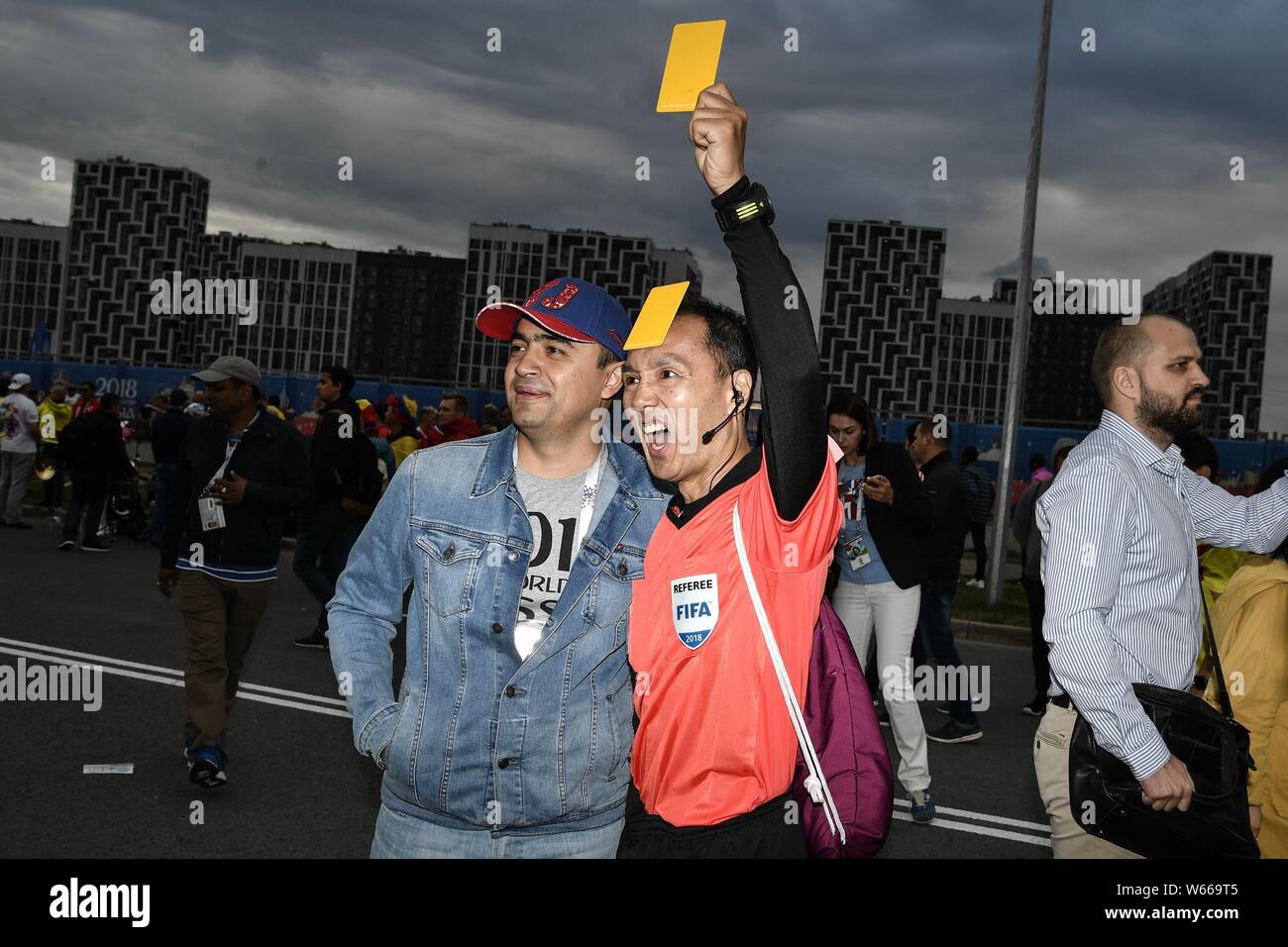 Japanese fans during fifa world hi-res stock photography and images - Alamy