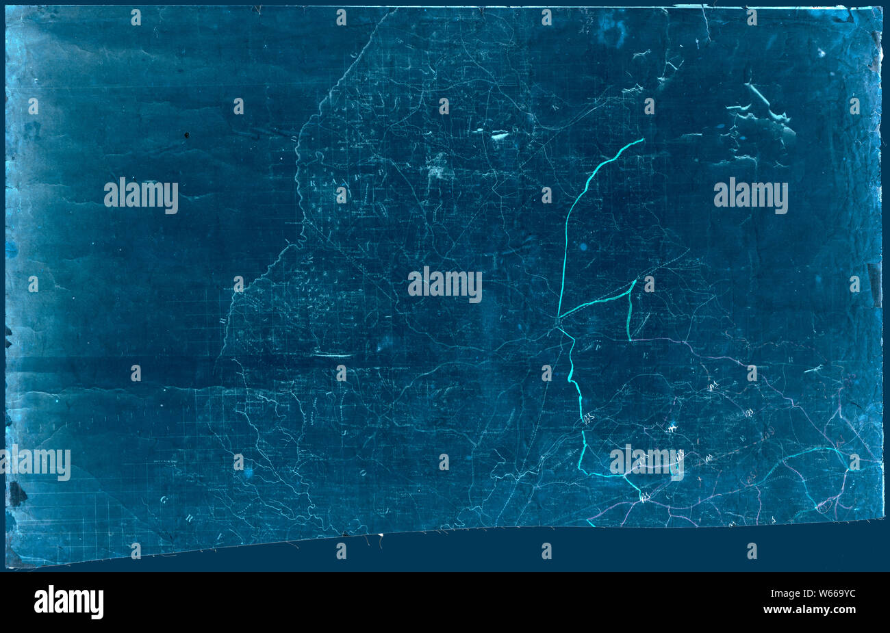 Civil War Maps 1967 Map of a portion of eastern Virginia 02 Inverted ...