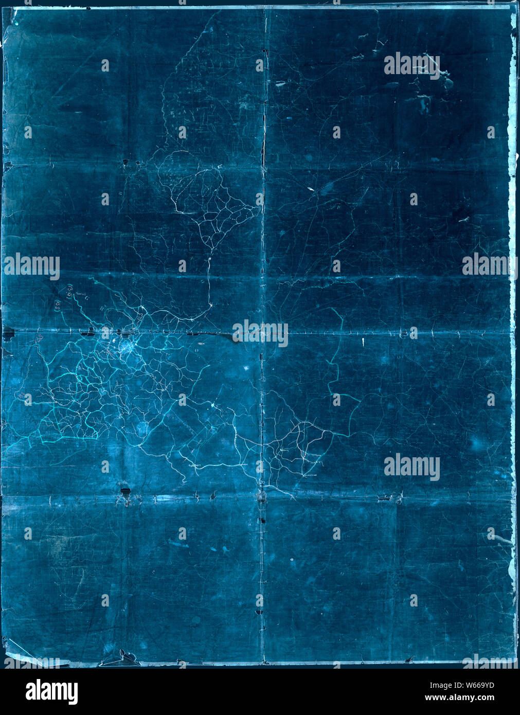 Civil War Maps 1967 Map of a portion of eastern Virginia Inverted ...
