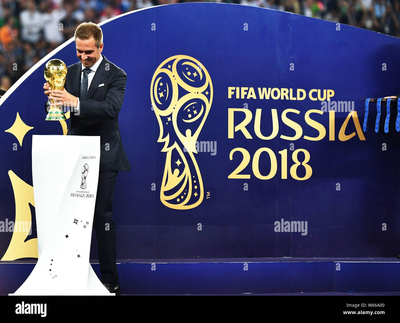 World cup trophy displayed during hi-res stock photography and images ...
