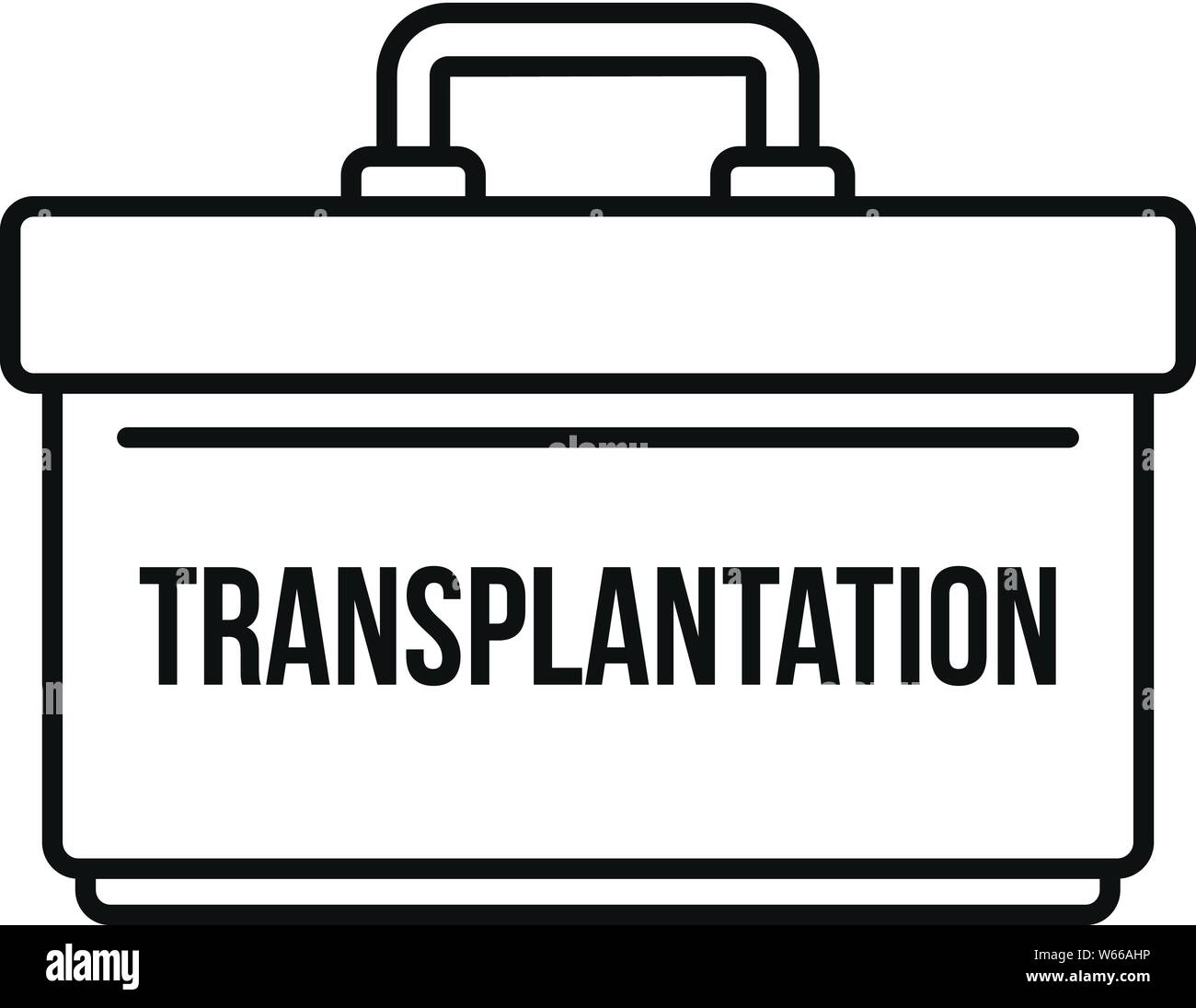Organ transplantation box Black and White Stock Photos & Images - Alamy