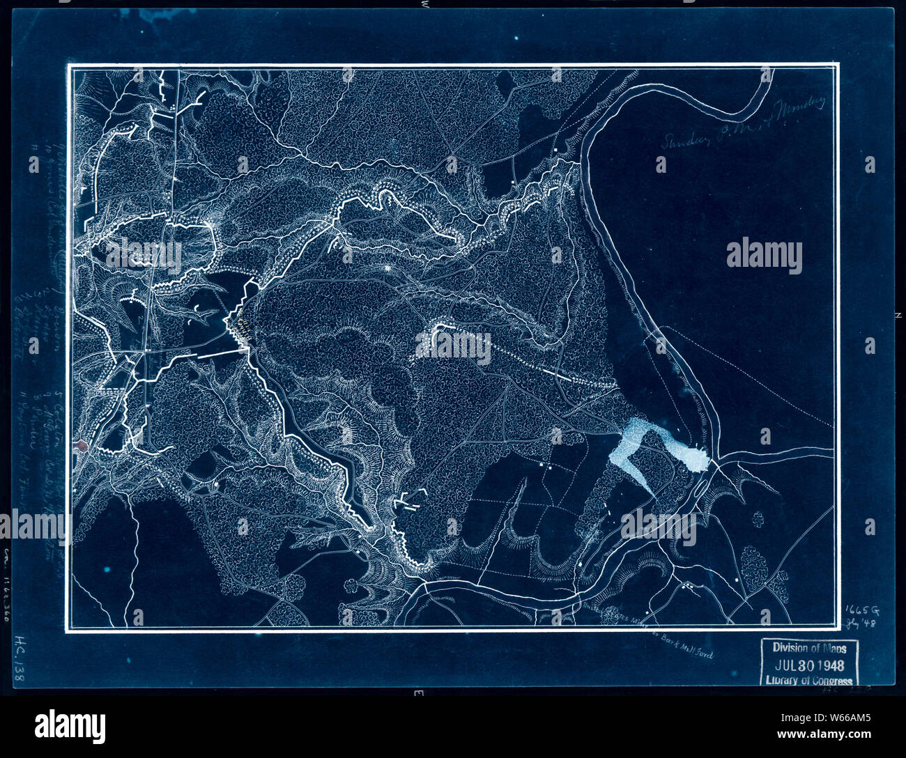 Civil War Maps 1975 Map of Chancellorsville battlefield May 3-4 1863 ...