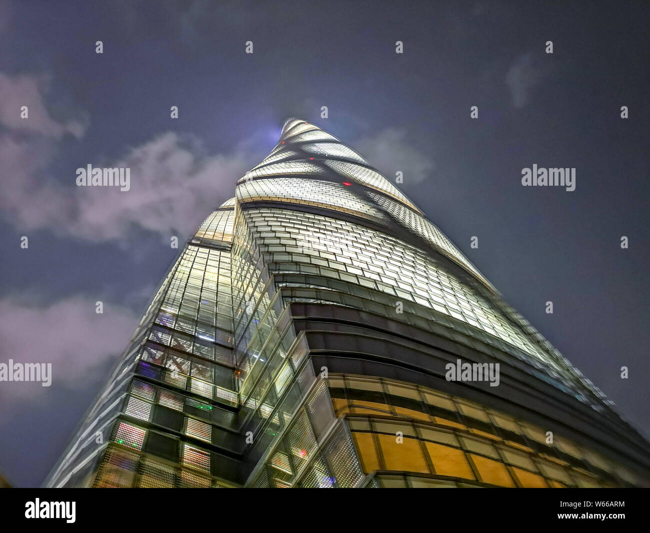 Shanghai tower from the ground hi-res stock photography and images - Alamy
