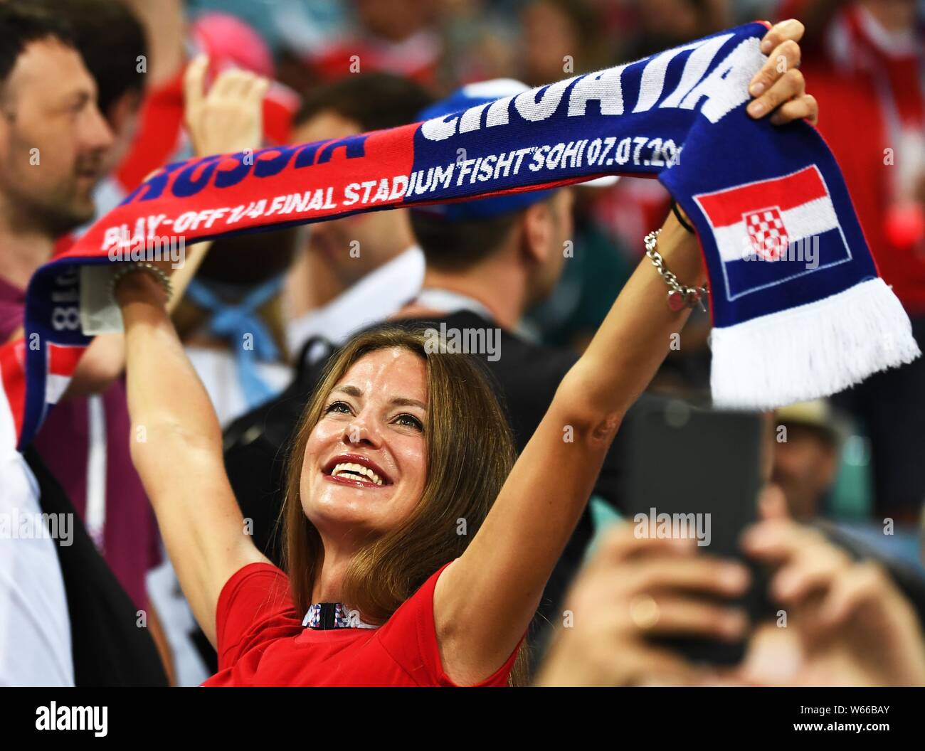 Croatian fan hi-res stock photography and images - Alamy
