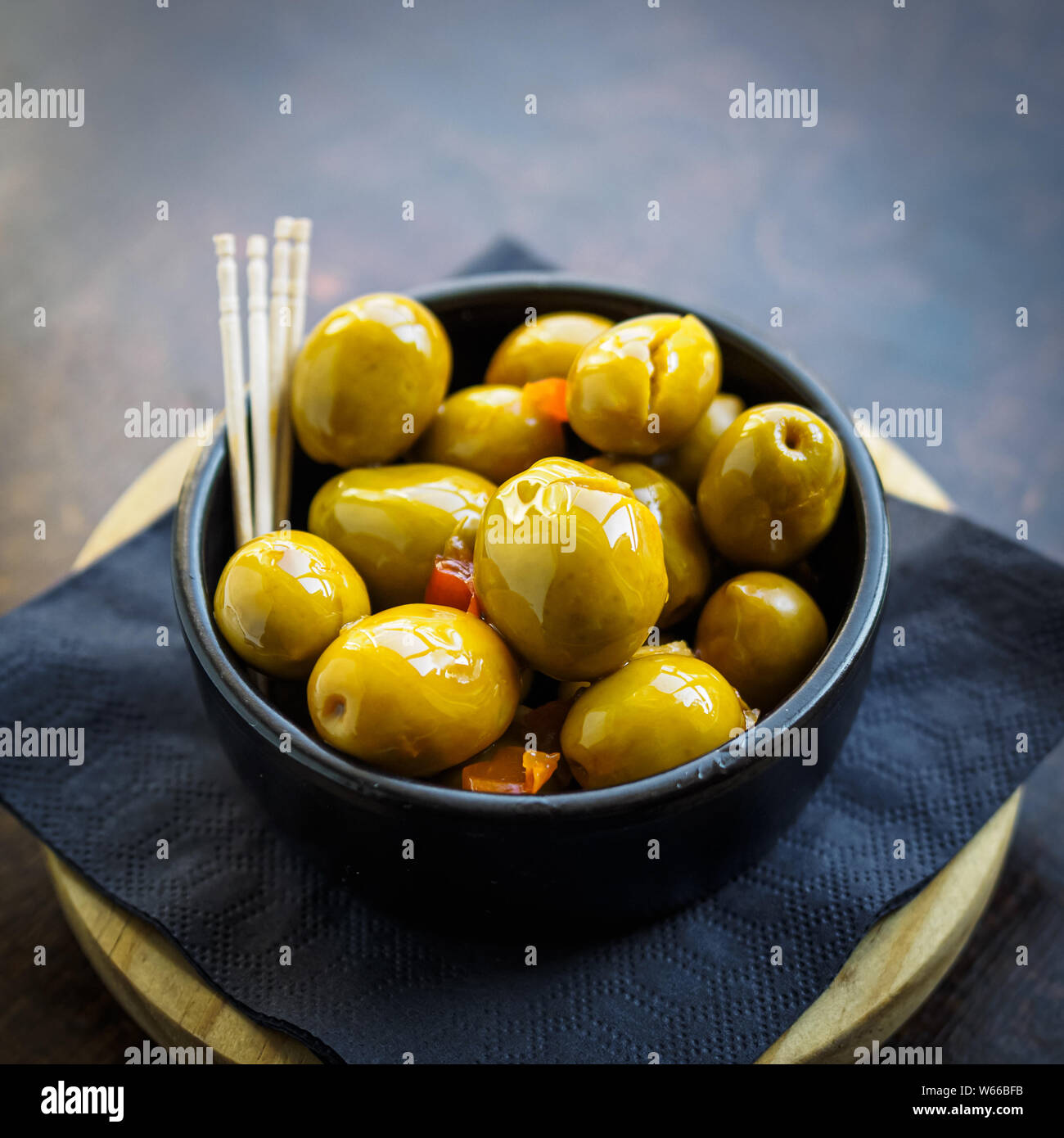 Spicy olives hi-res stock photography and images - Alamy
