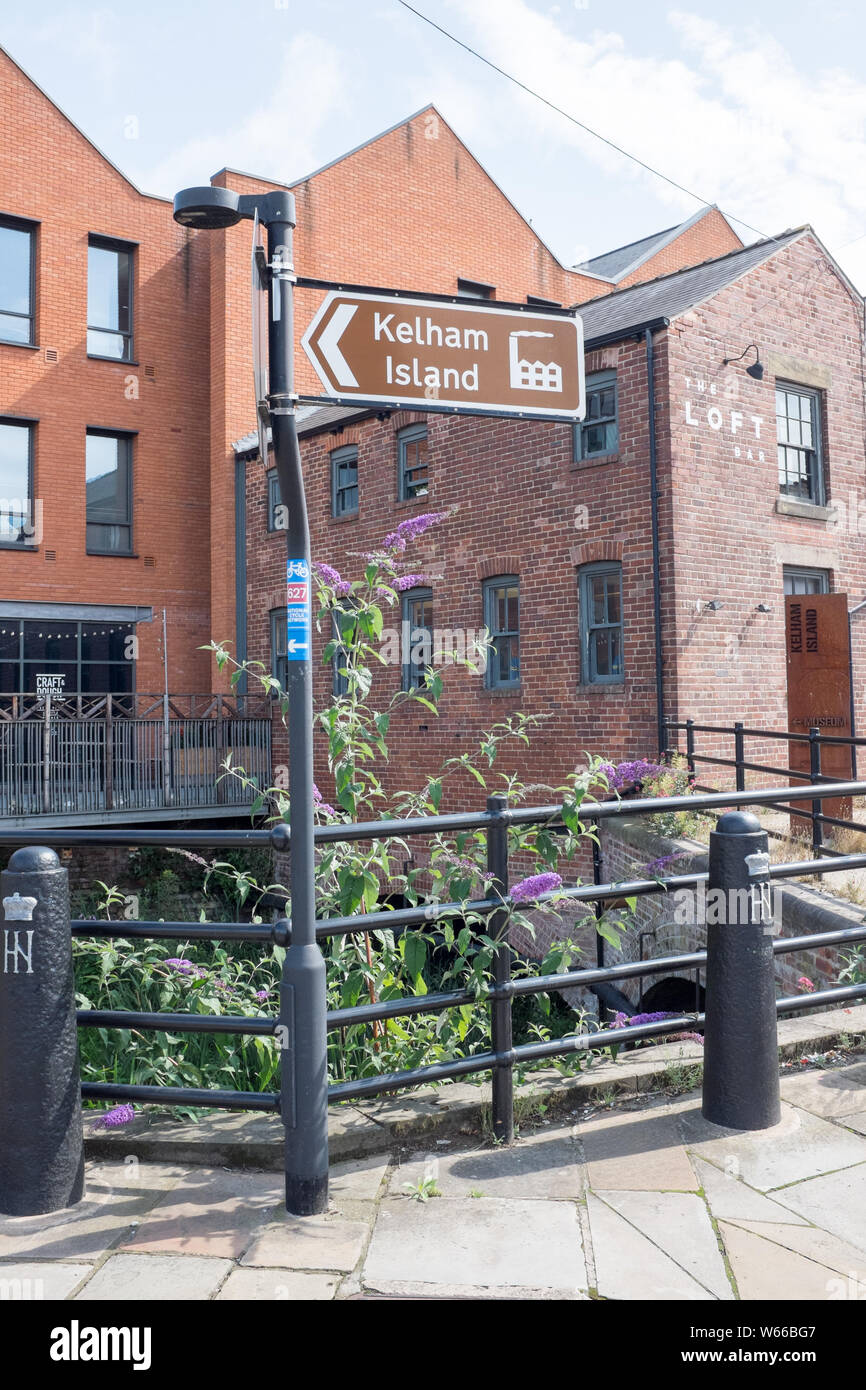 Kelham Island in Sheffield South Yorkshire England UK Stock Photo - Alamy