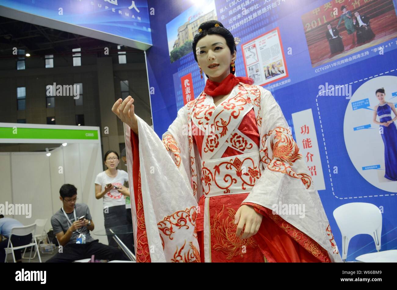 --FILE--A humanroid robot is on display at China International Robot ...