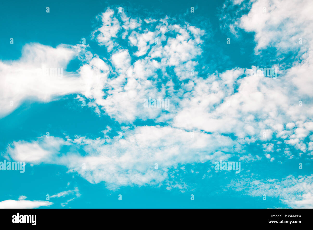 Sky daylight. Natural blue sky composition with clouds. Element of ...