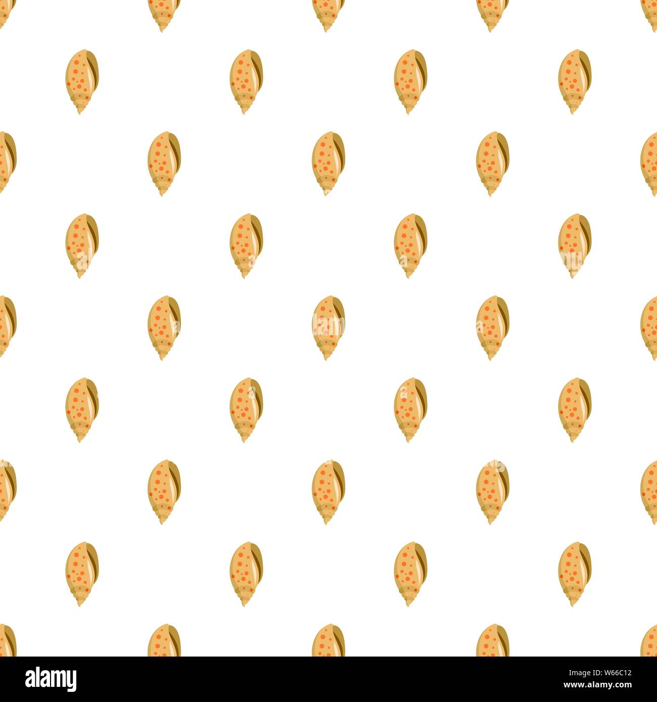 Sea shell pattern seamless vector repeat for any web design Stock ...