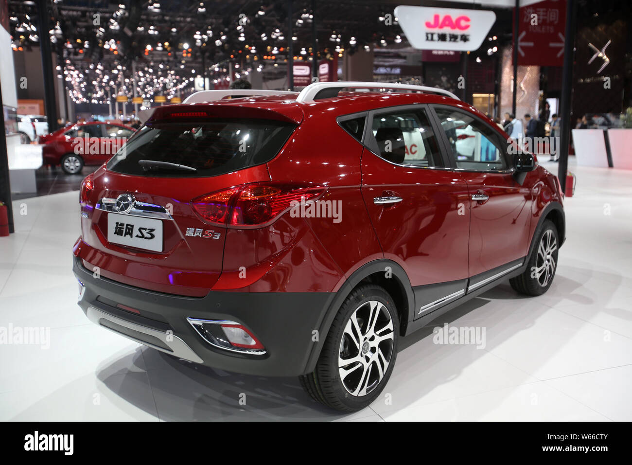 --FILE--A JAC S3 SUV is on display during the 16th Shanghai ...