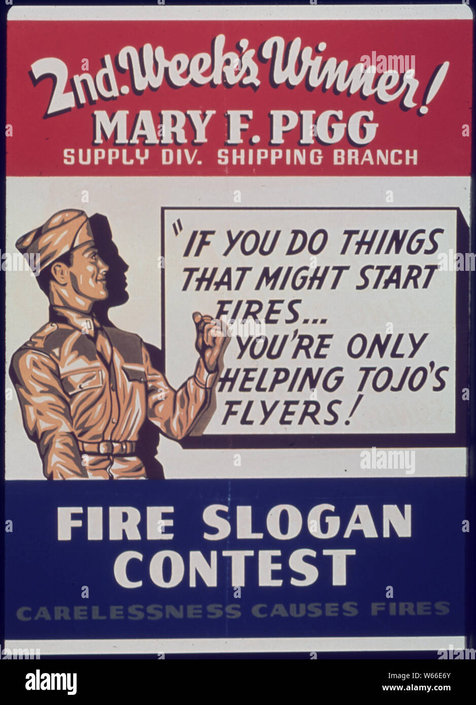 If You Do Things That Might Start Fires Fire Slogan Contest Stock Photo ...