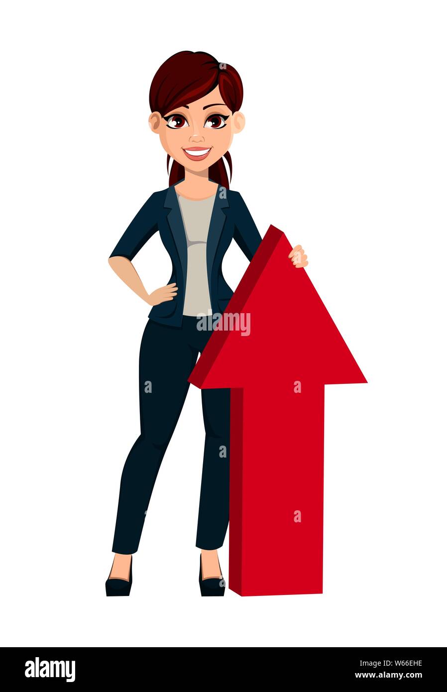 Big Arrow Sign Cartoon