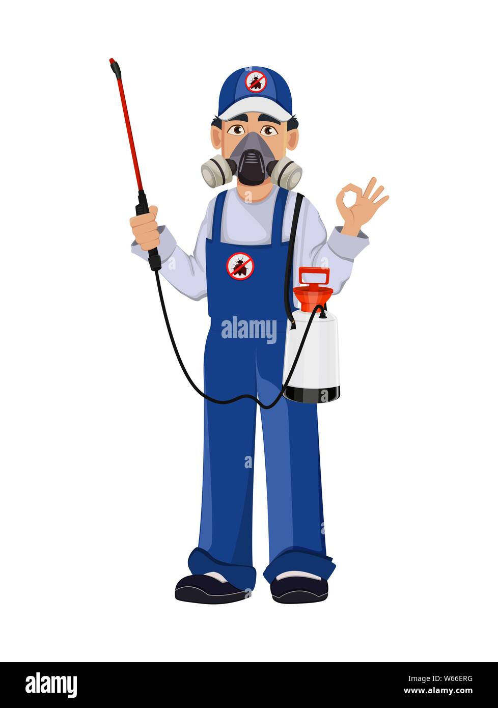 Bug Exterminator Cartoon