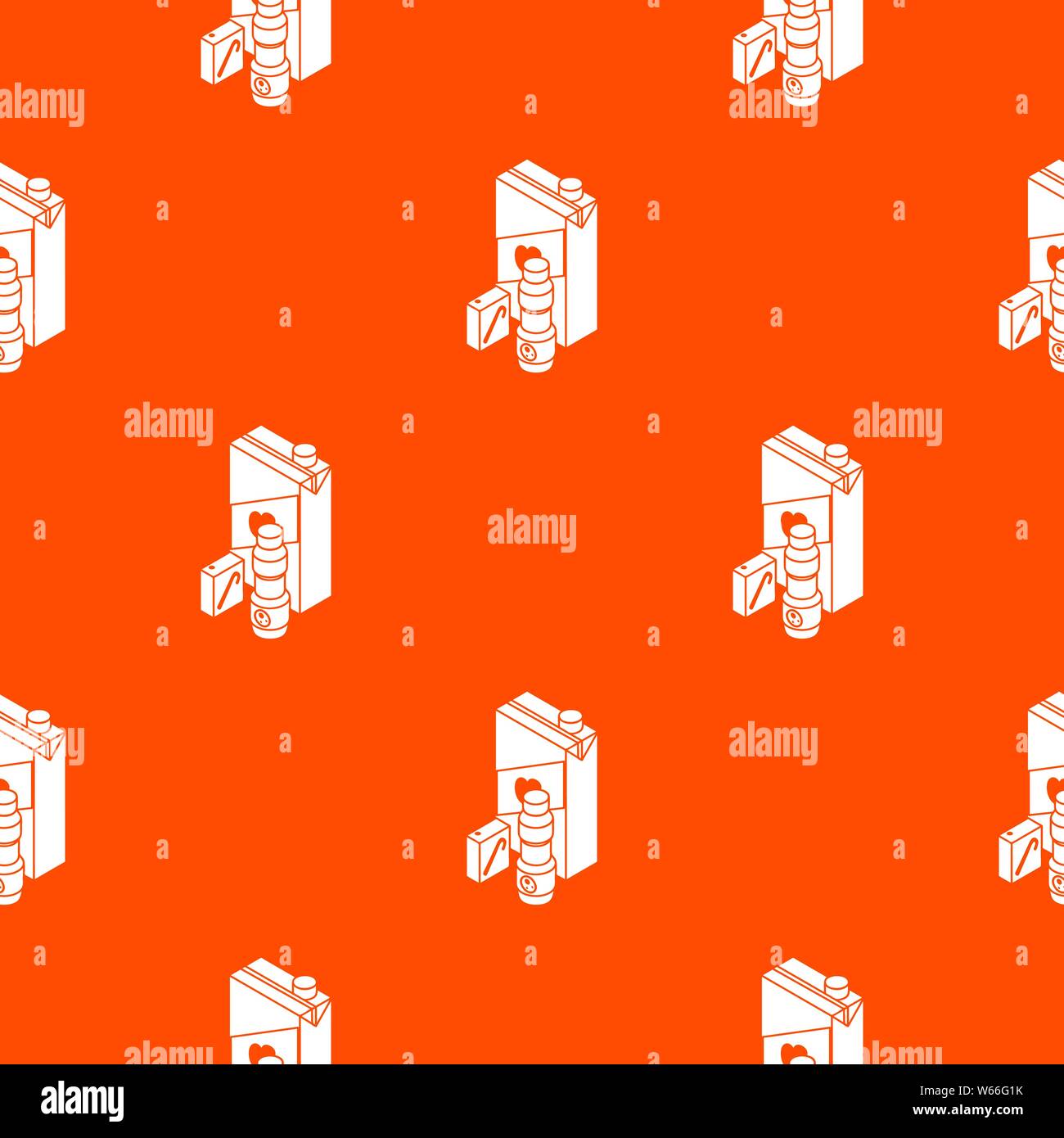 Juice pack pattern vector orange Stock Vector Image & Art - Alamy