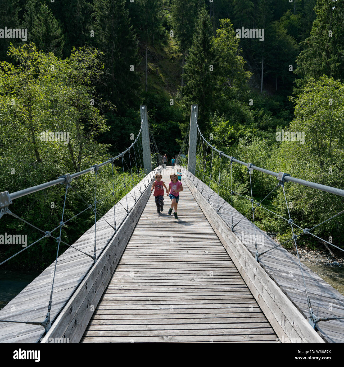 Grisons suspension bridge hi-res stock photography and images - Alamy