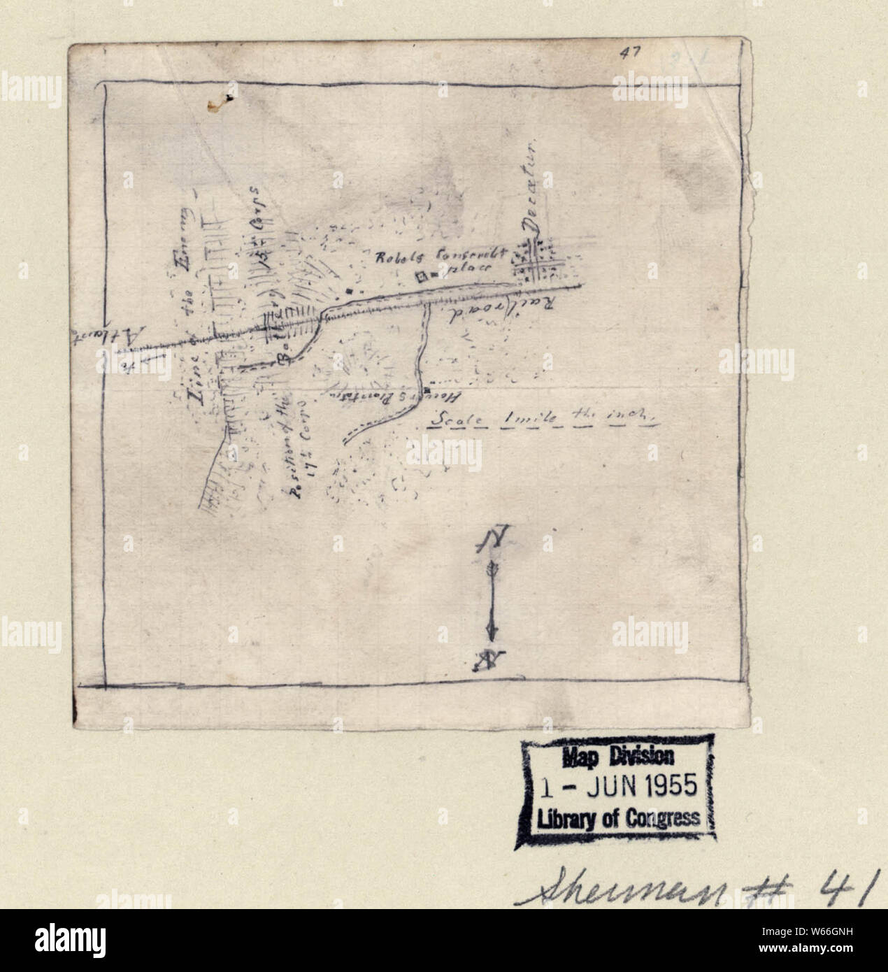 Civil War Maps 2071 Map of the battle of Atlanta Georgia July 22 1864 ...