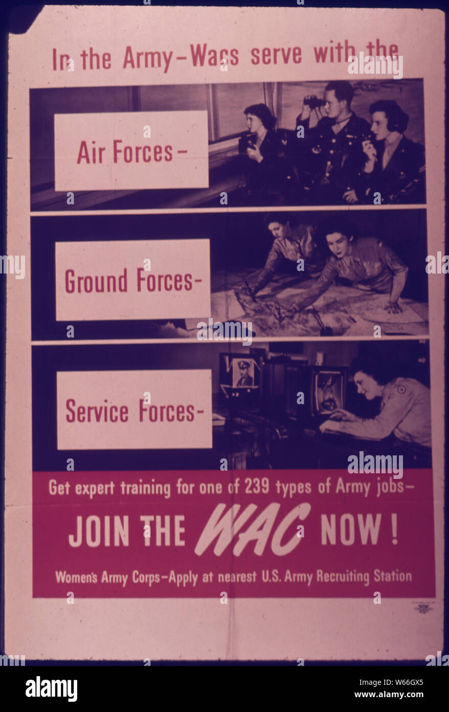 In the Army - WACS Serve with the Air Forces, Ground Forces, Service ...