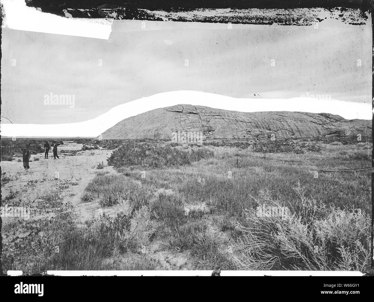 Independence Rock. On the Sweetwater River. Natrona County, Wyoming ...