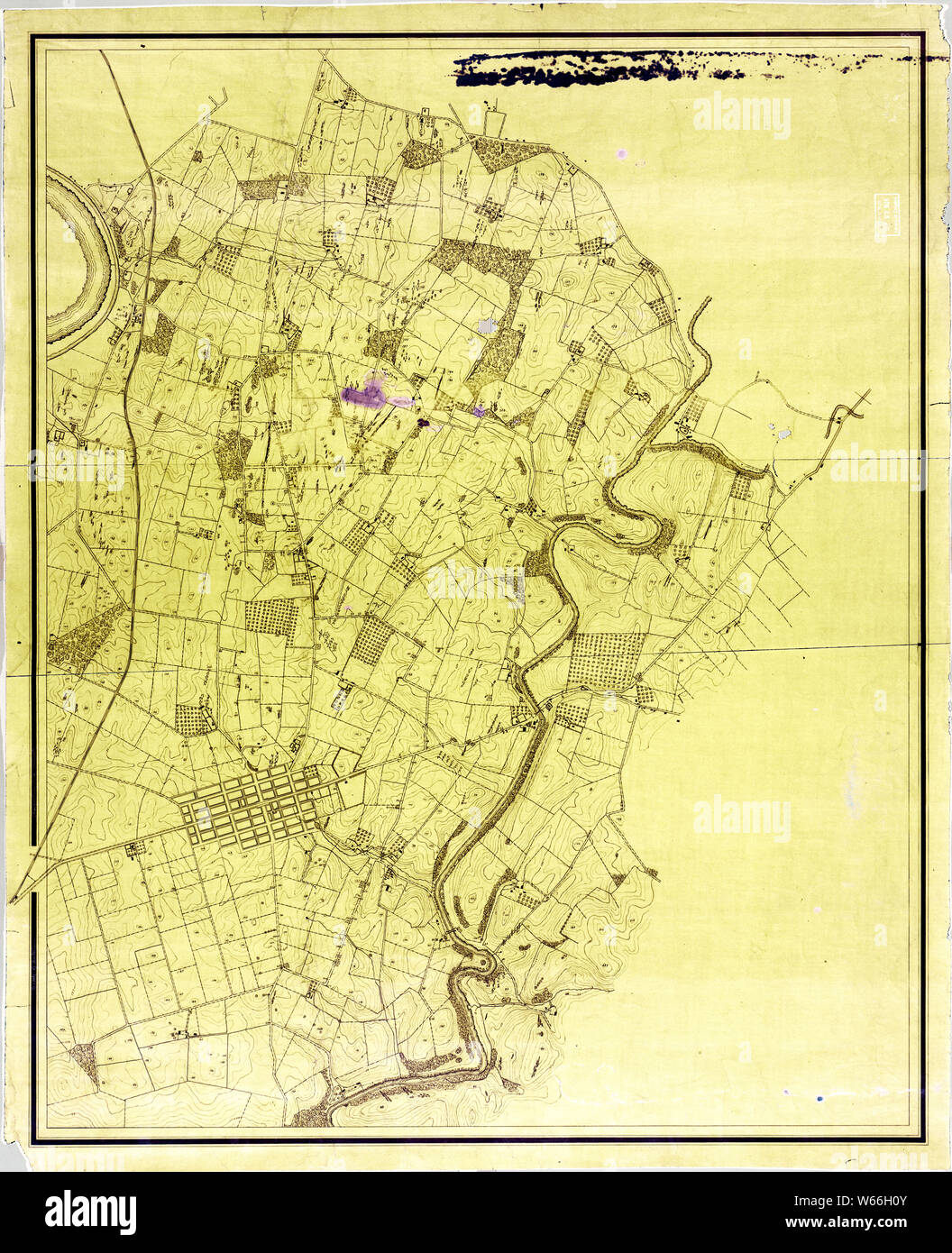 Civil War Maps 2075 Map of the battlefield of Antietam Inverted Rebuild ...