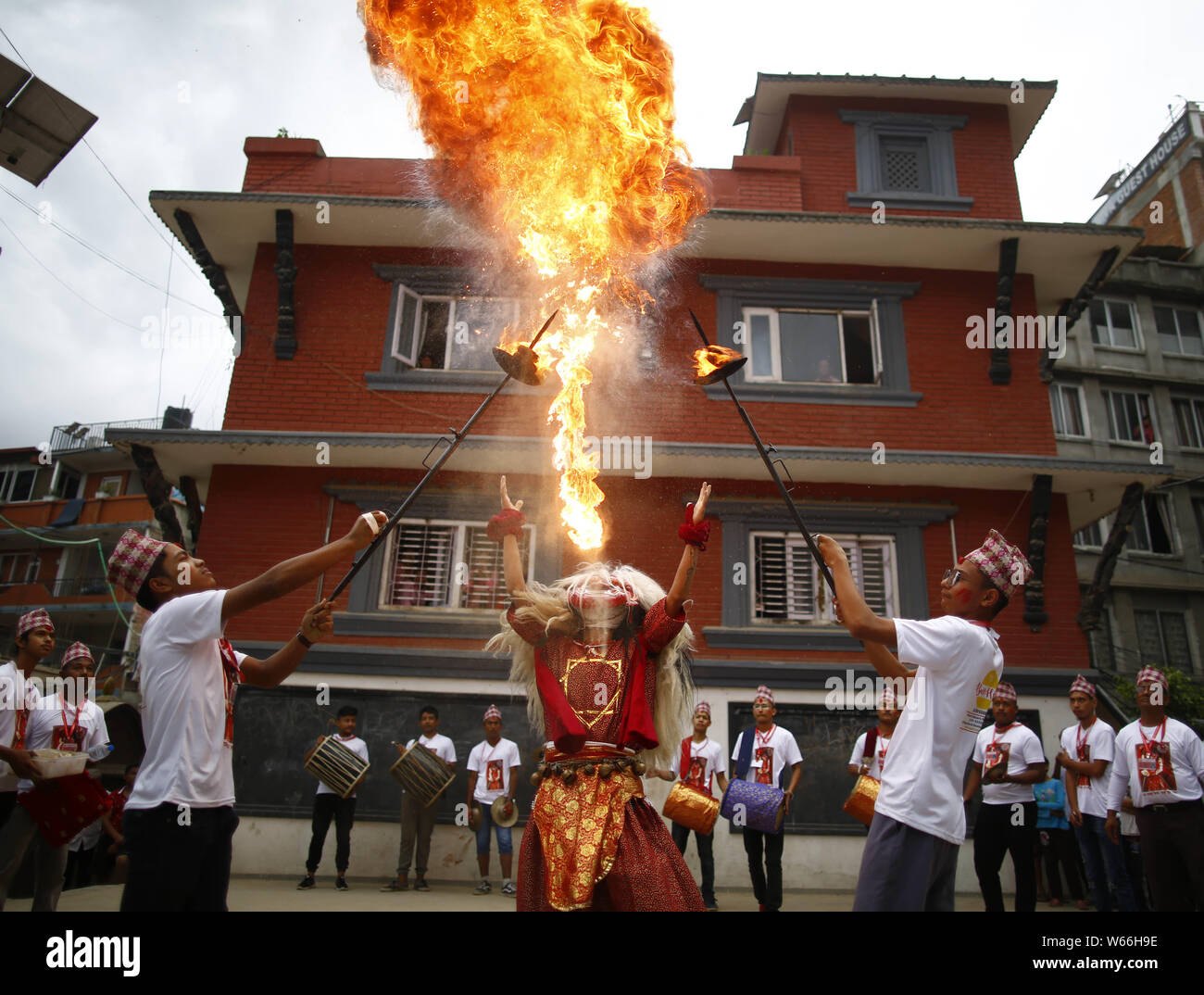 Lakhe dance hi-res stock photography and images - Alamy