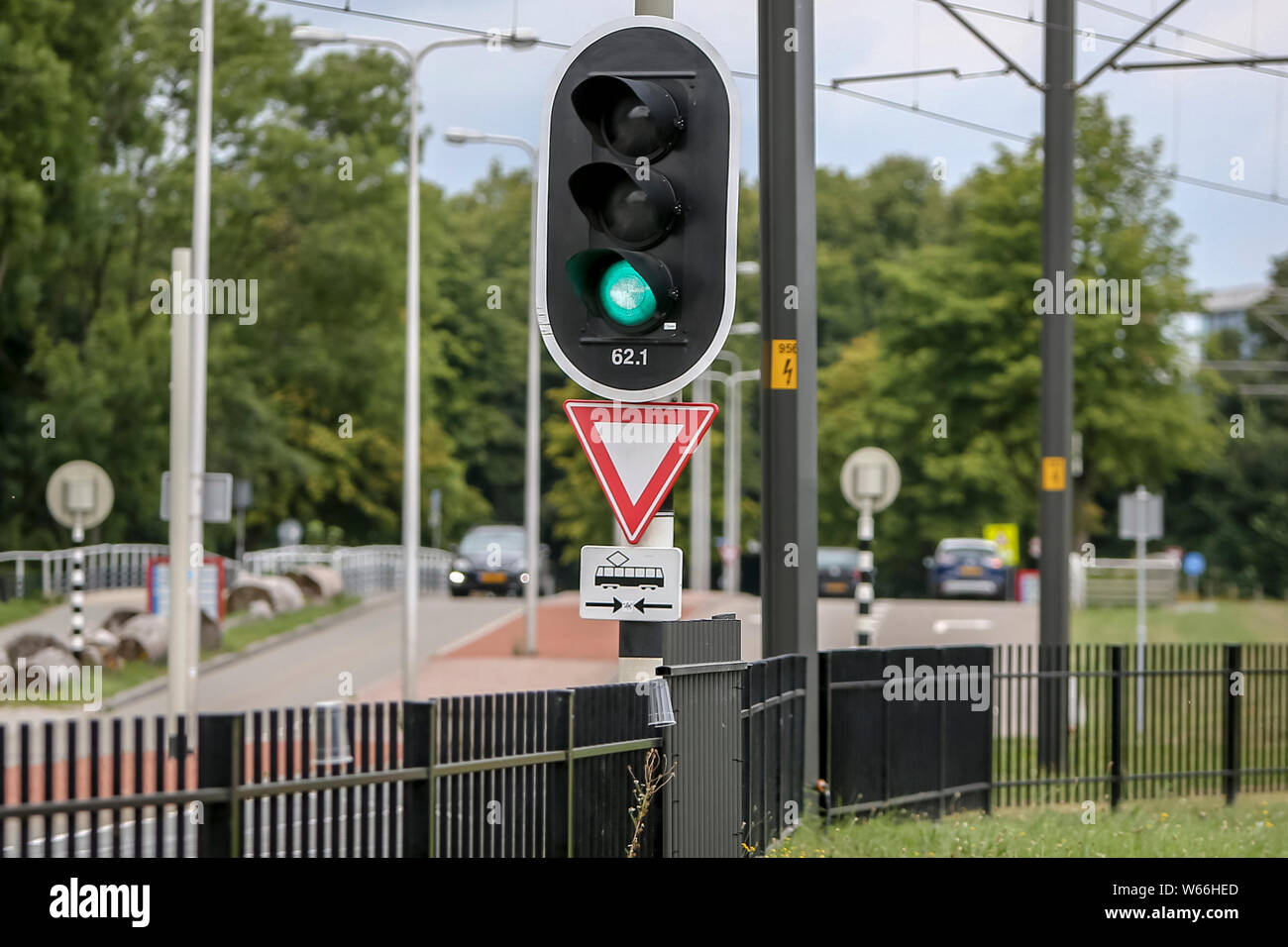 UTRECHT, 31-07-2019 , Dutchnews, Uithoflijn in test phase new tram line ...