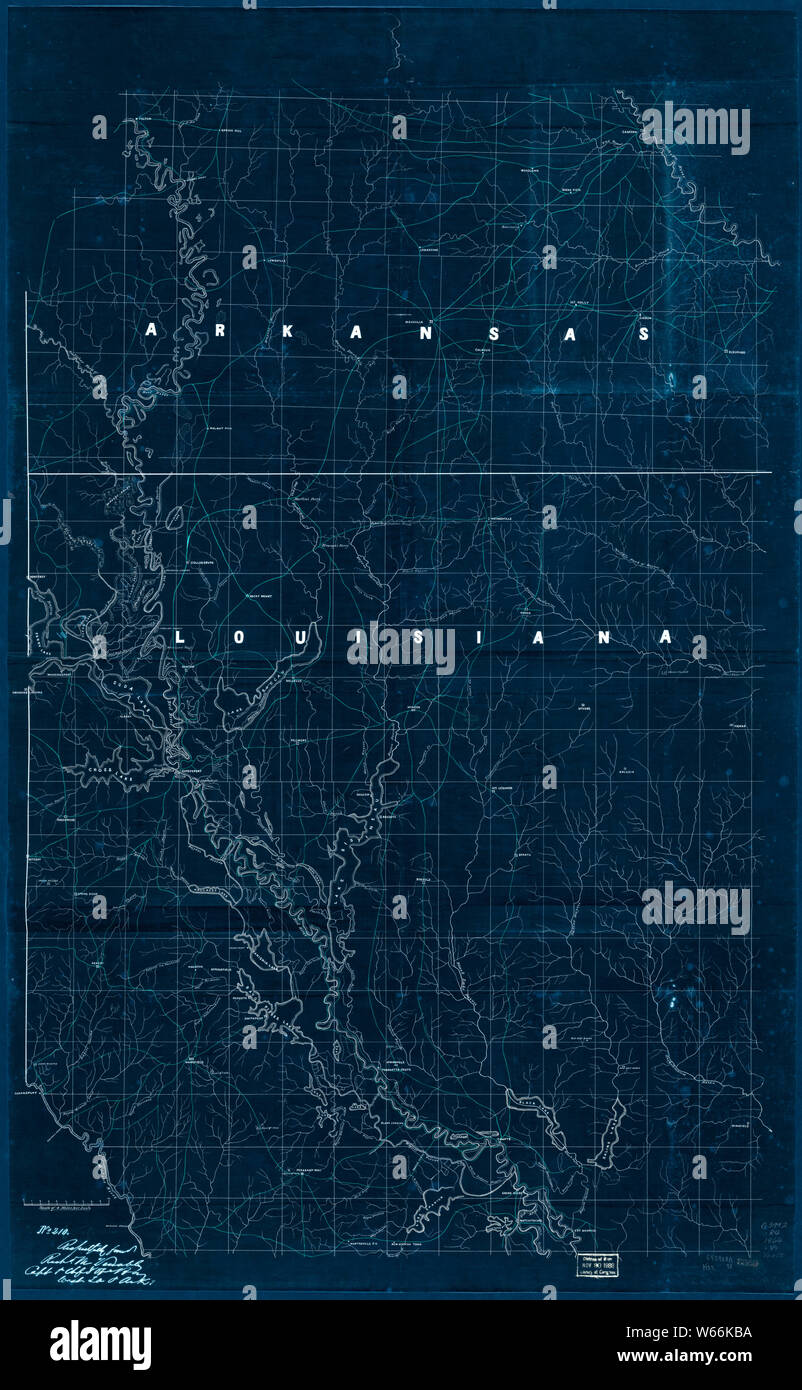 Red river campaign map hi-res stock photography and images - Alamy