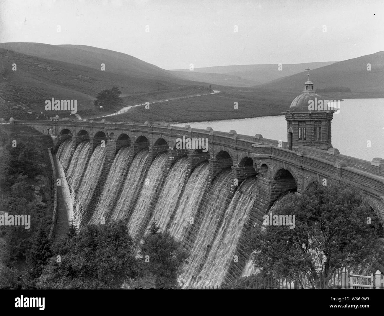 Craig goch dam Black and White Stock Photos & Images - Alamy