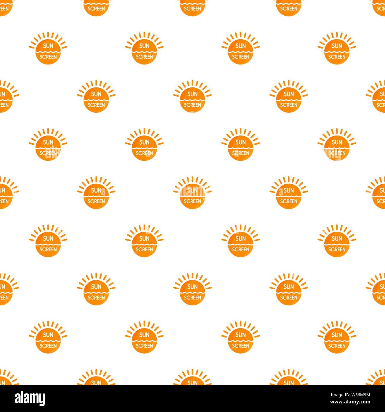 Sun sea screen uv pattern seamless vector repeat for any web design ...