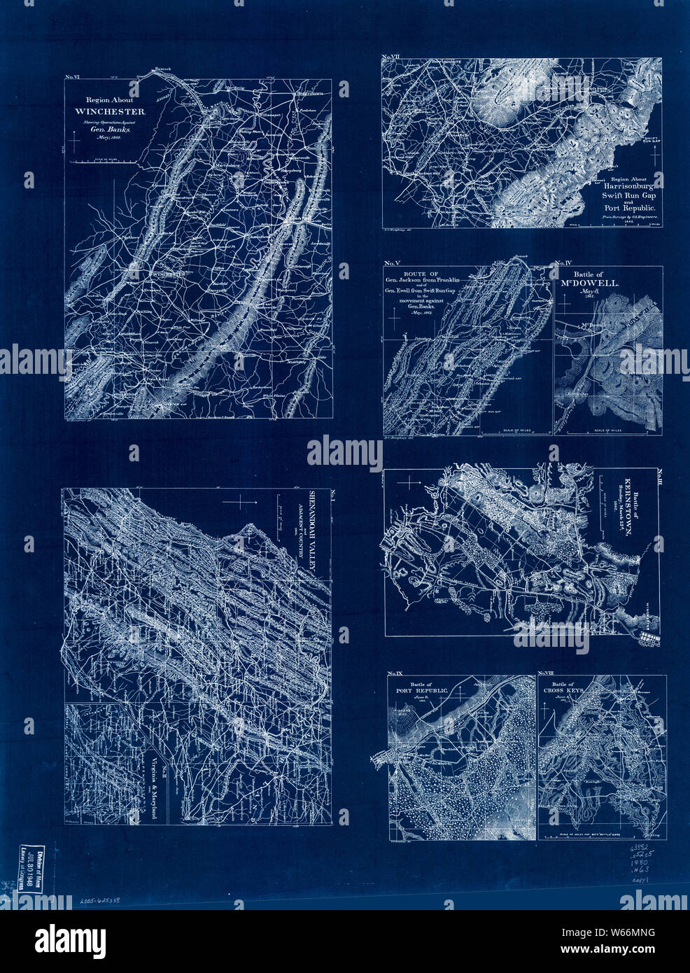 Civil War Maps 2142 Maps illustrating campaign of Gen T J Stonewall ...