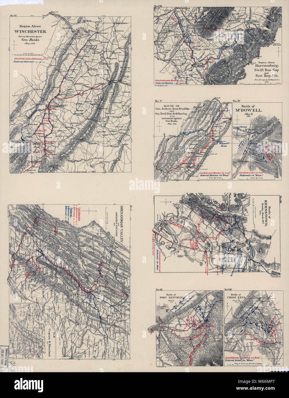 Shenandoah valley campaign 1862 hi-res stock photography and images - Alamy