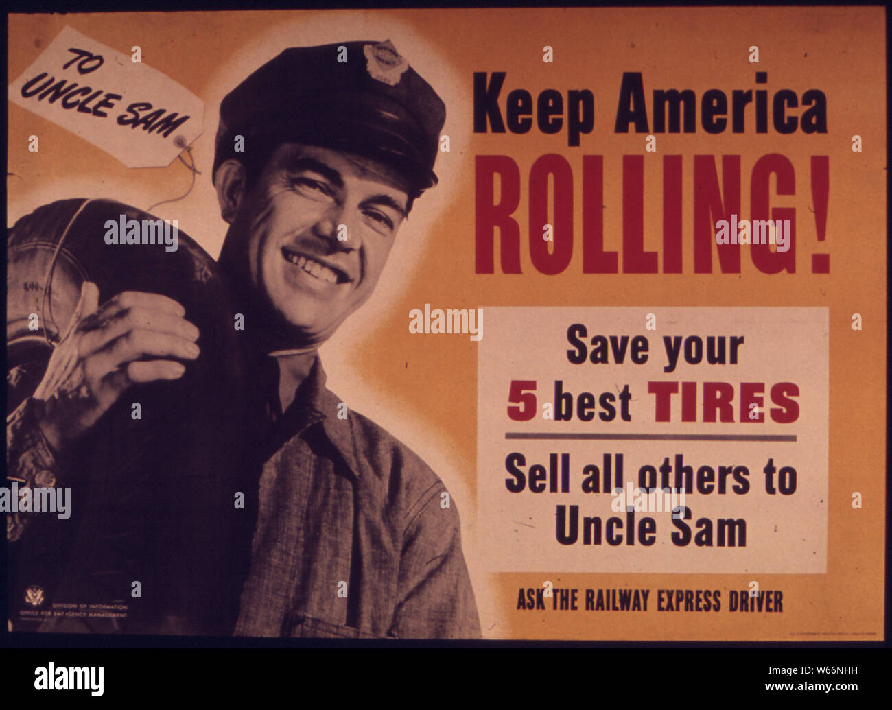 Keep American Rolling Stock Photo - Alamy